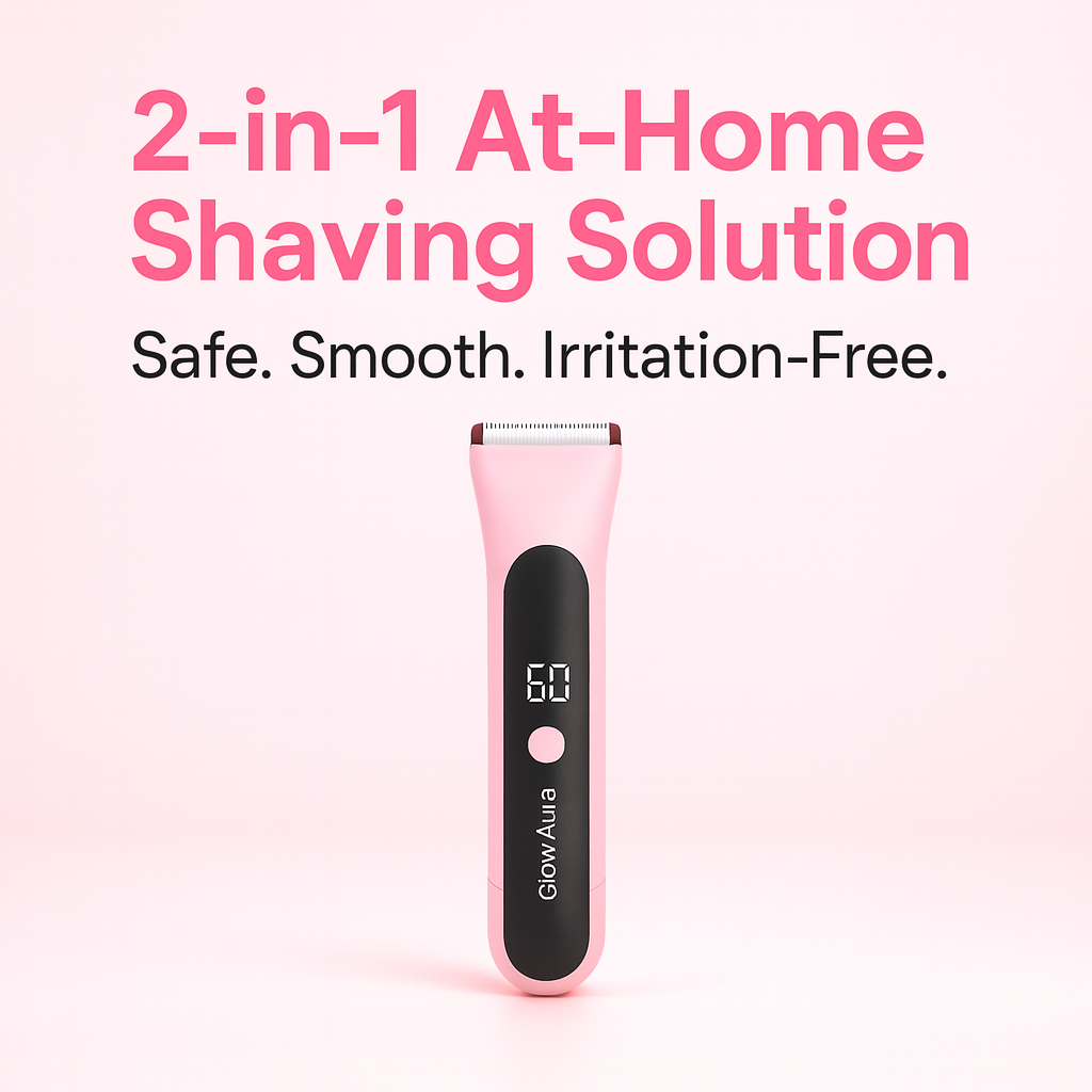 GlowShave V2 - 2-in-1 Women’s Body Shaver – GlowAura